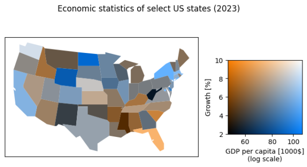 Google SoC – Bivariate colormaps – Projects of TMR